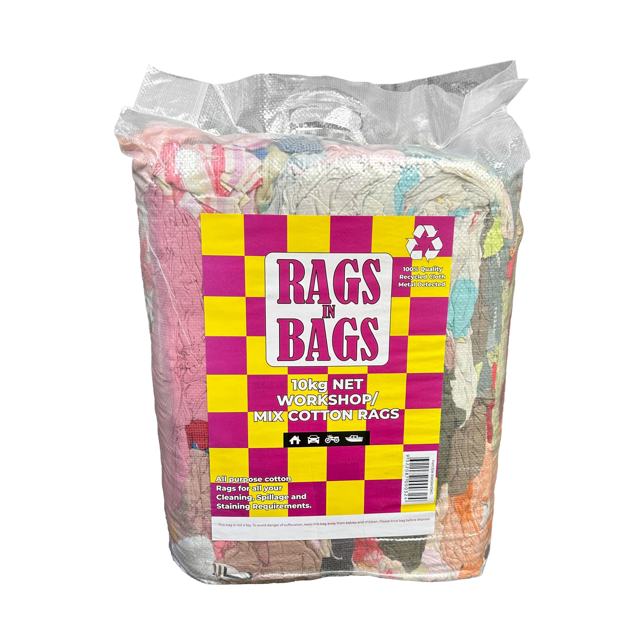 COLOUR COTTON/WORKSHOP 10KG - Melbourne Cleaning Cloths
